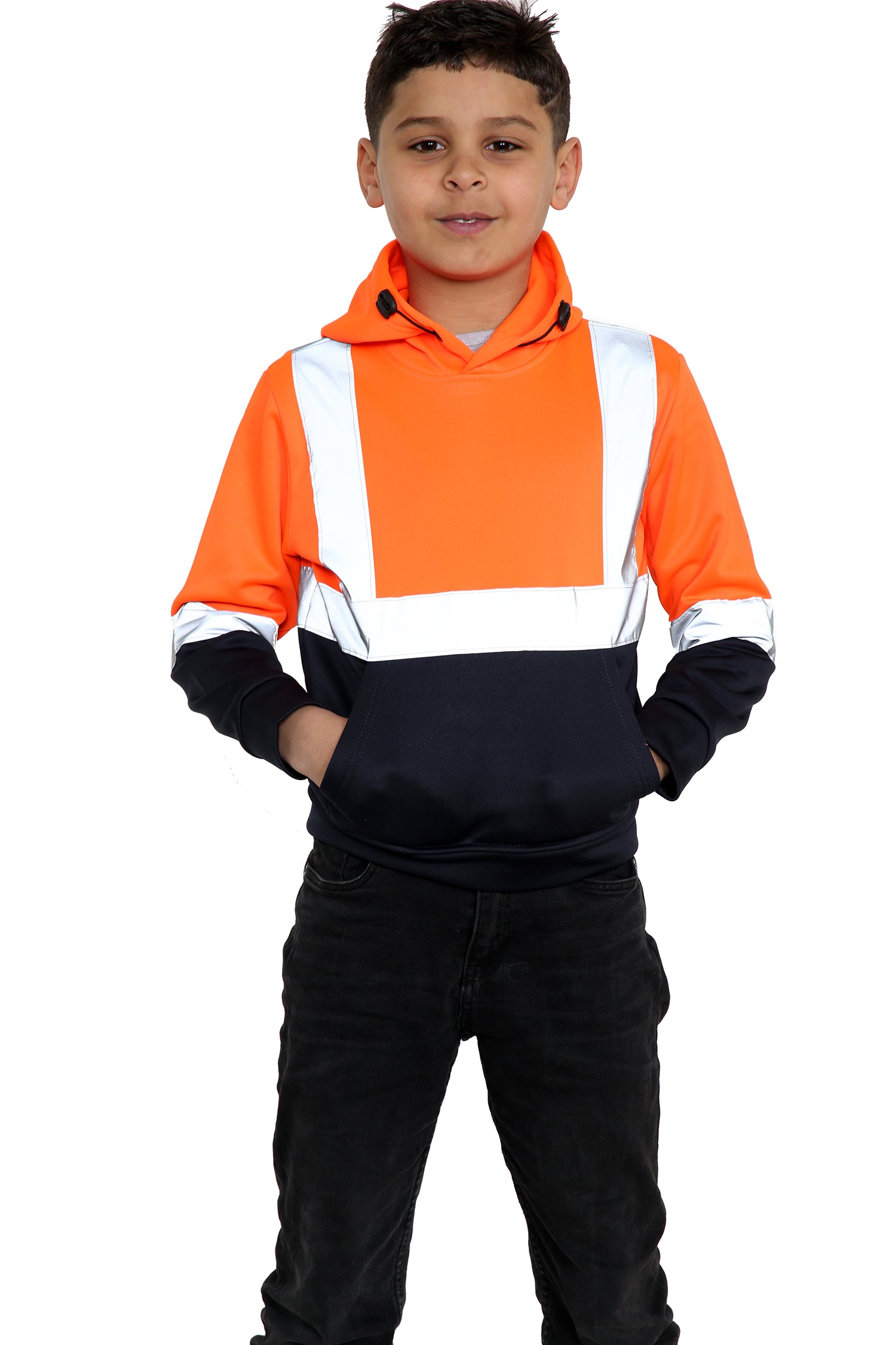 Kids Hi Viz Vest Children's High Vis Jacket Visibility Waistcoat Top S ...