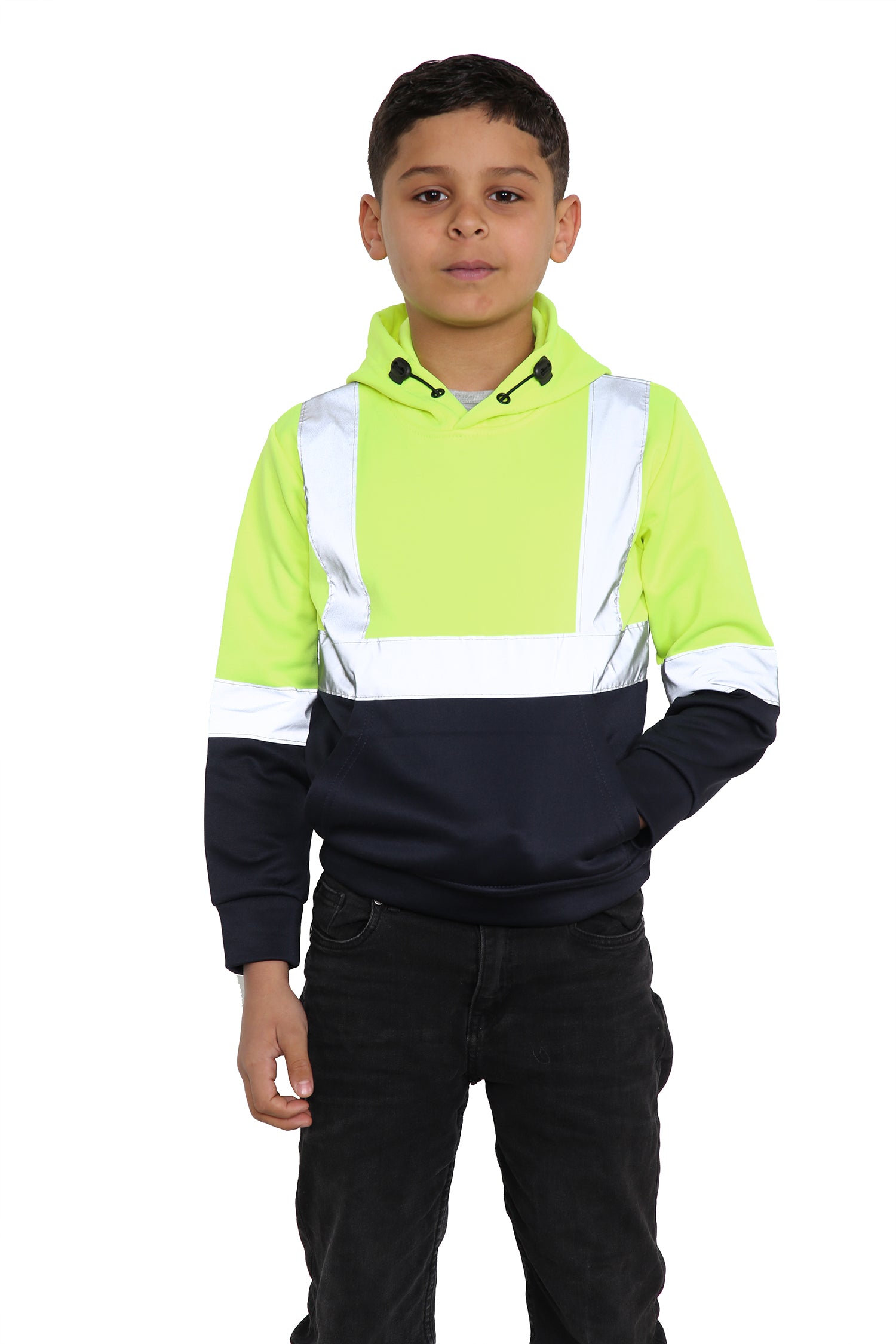 Kids Hi Viz Vest Children's High Vis Jacket Visibility Waistcoat Top S ...